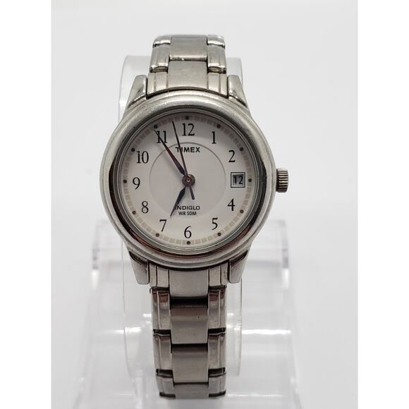 Timex | Accessories | Womens Timex Indiglo Watch Calendar On Face ...